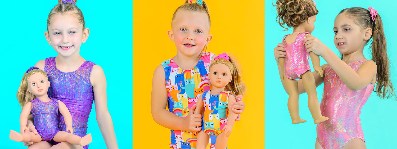 Shop Gymnastics Doll Leotards by Destira | Destira