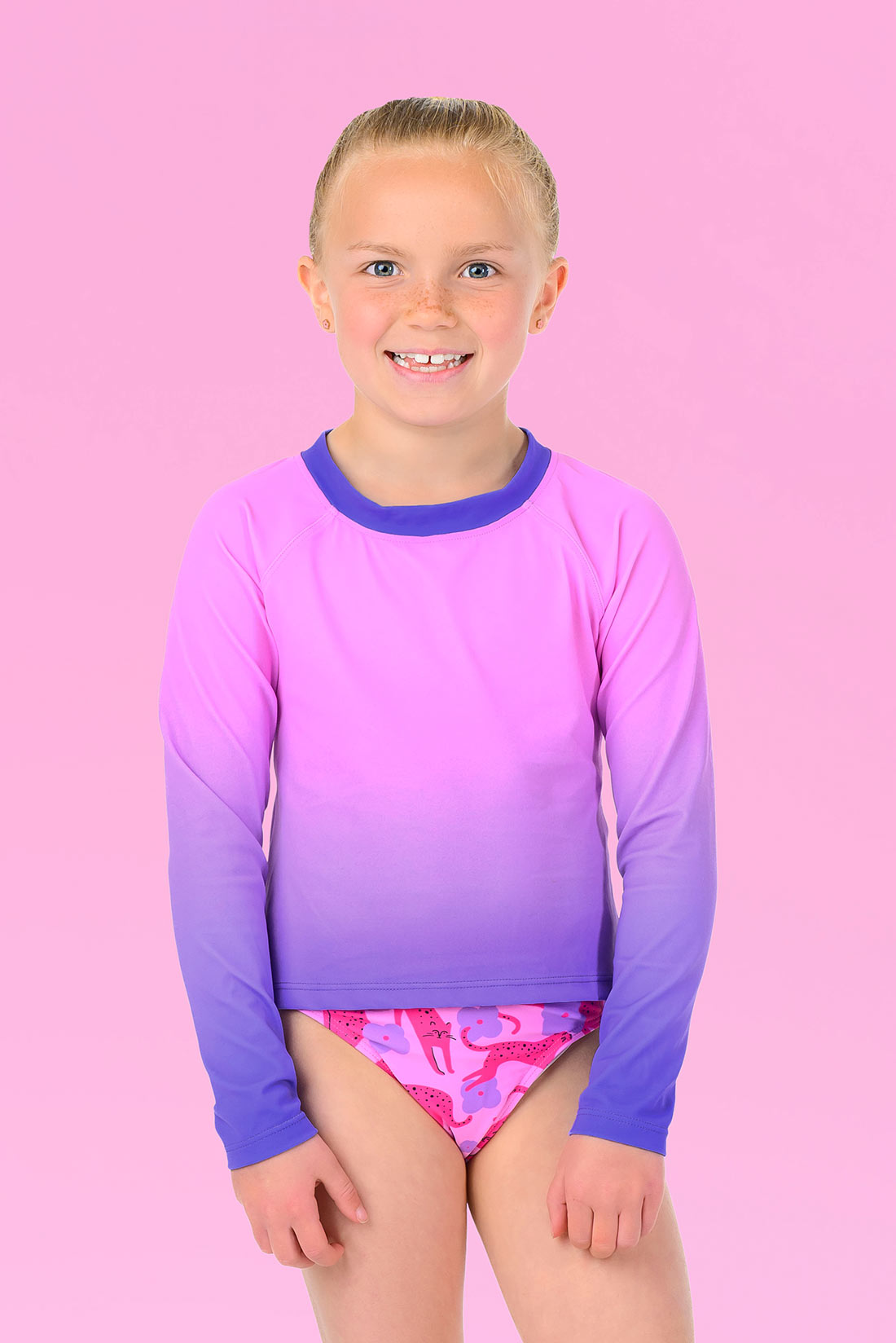 Buy Lavender Sorbet Rash Guard by Destira | Destira