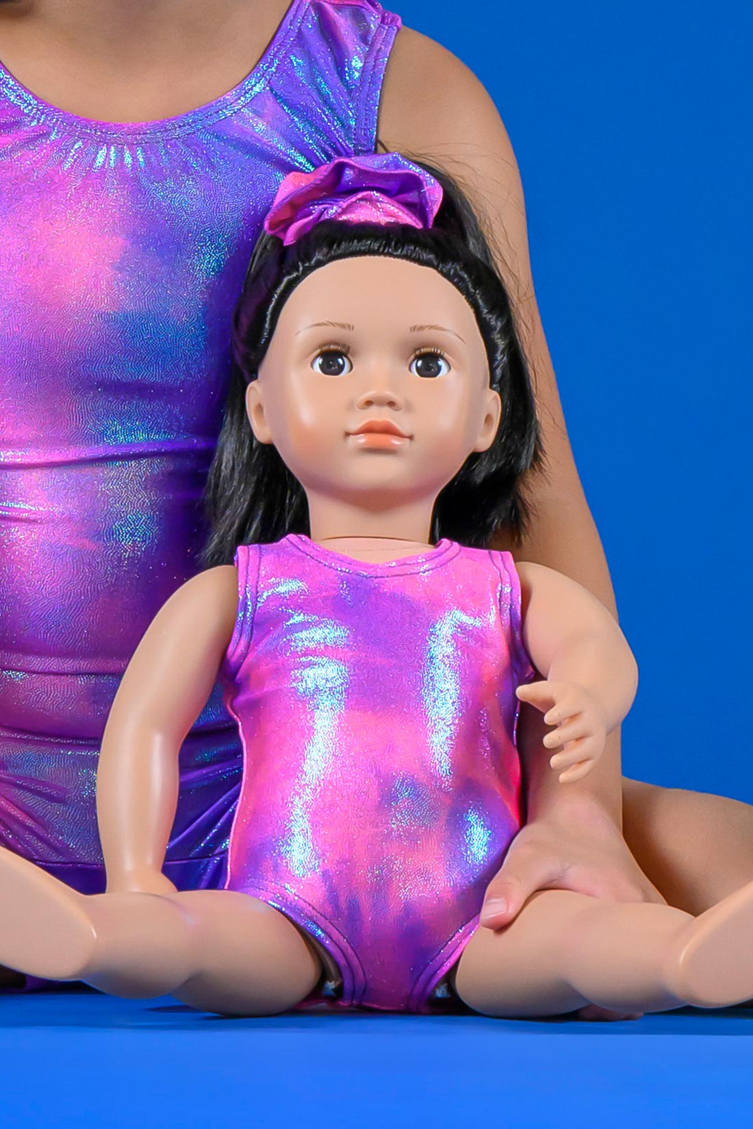 To The Moon Pink and Purple Leotard Doll Clothes by Destira | Destira