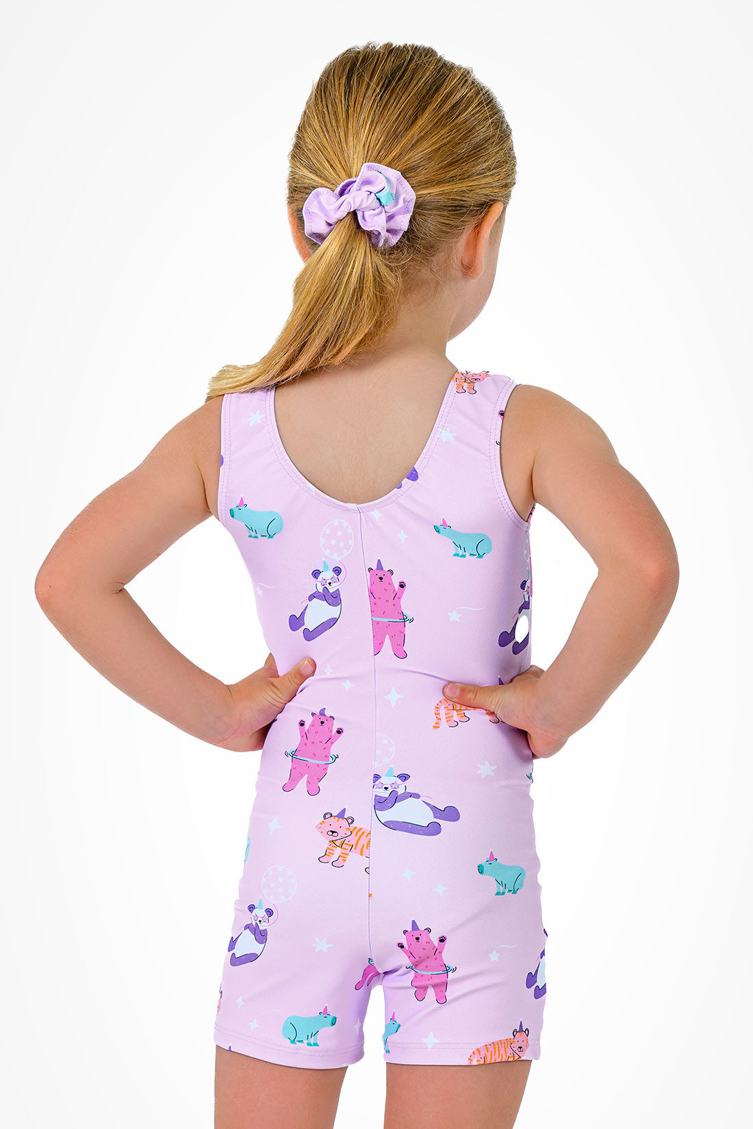 Party Animals Unitard | Fun Gymnastics Biketard for Girls by Destira ...
