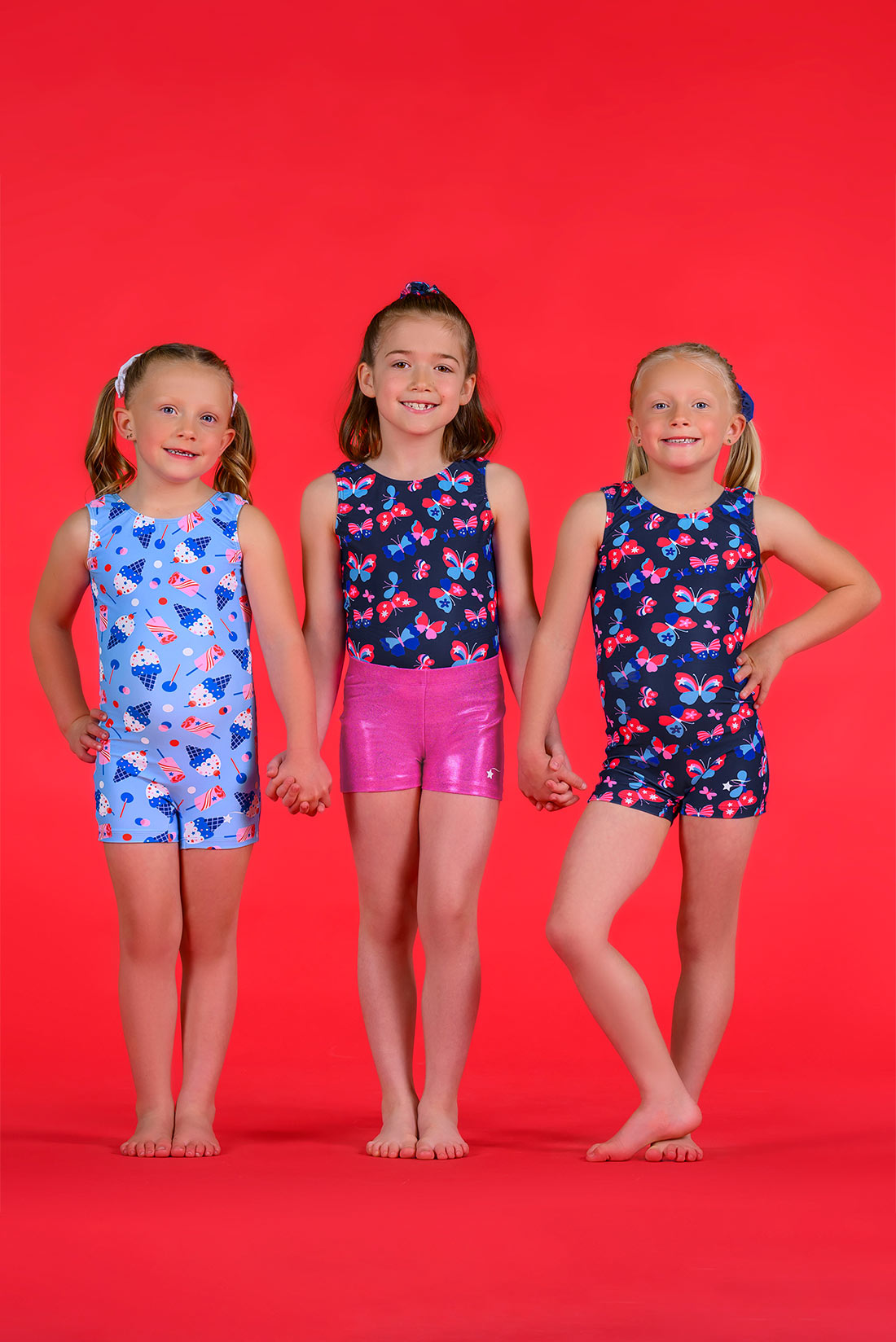 Buy Red, White, Take Flight Unitard by Destira | Destira